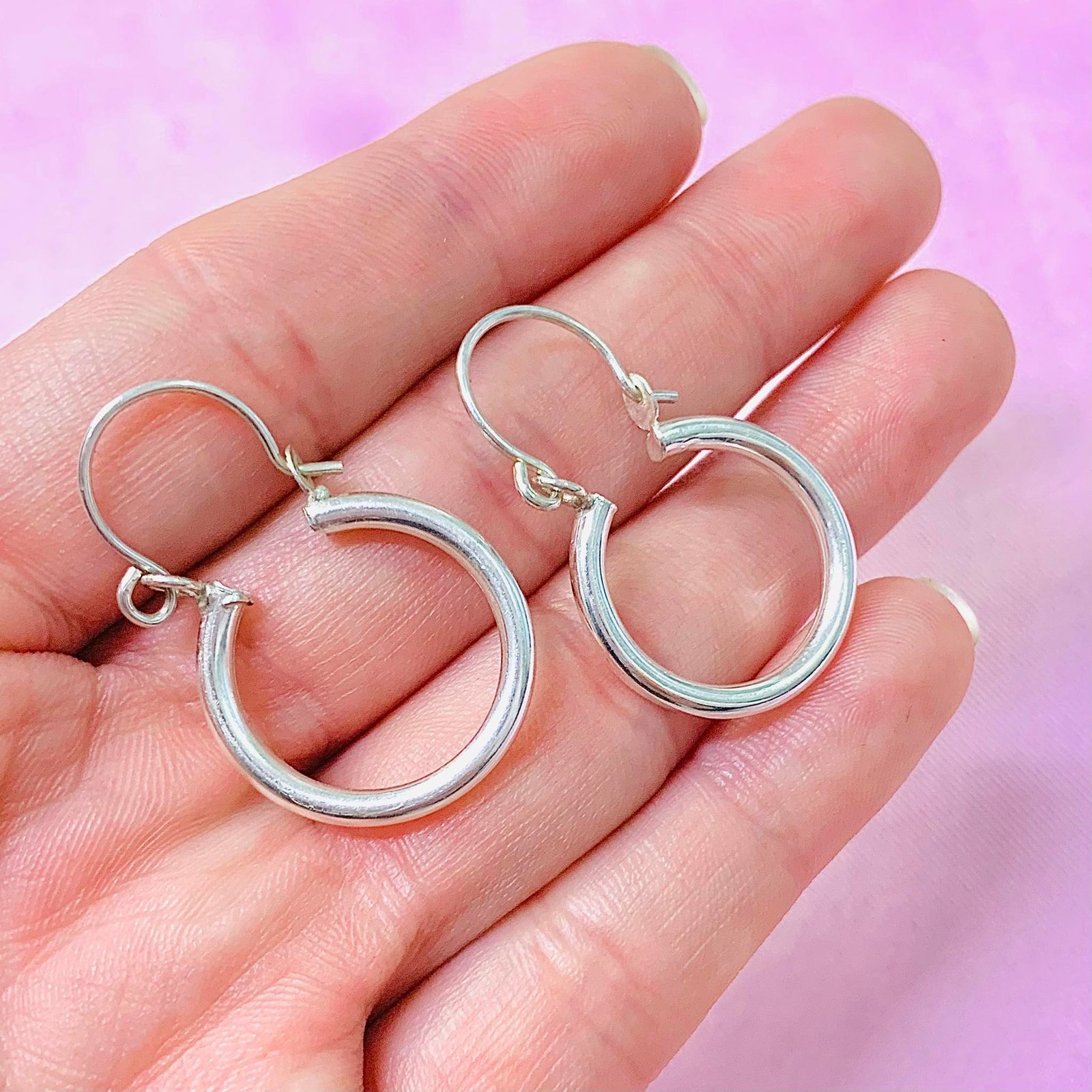 Aros Criolla grande de plata 925